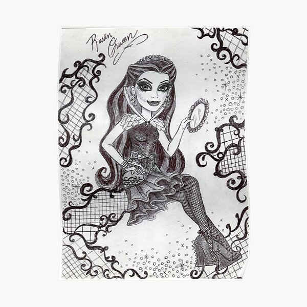 "Iconic Raven Queen" Poster by Kashmere1646 | Redbubble
