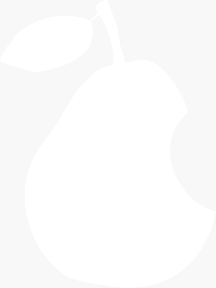 "Pear parody Apple" Sticker for Sale by Edekad | Redbubble