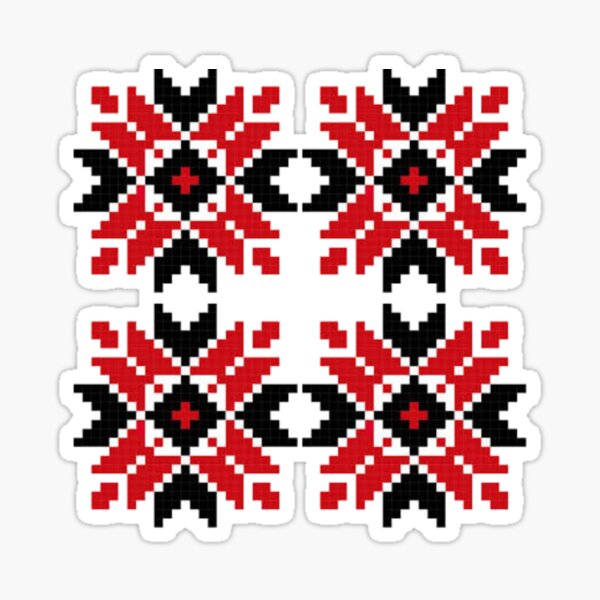 "Eastern Europe Pattern, Traditional Folk, Folklor" Sticker for Sale by ...