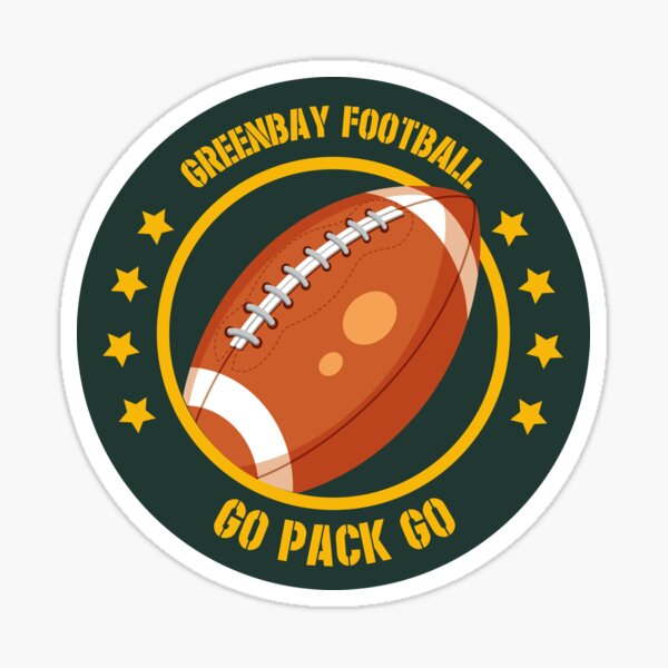 "Go Pack Go" Sticker for Sale by quarantineshop | Redbubble