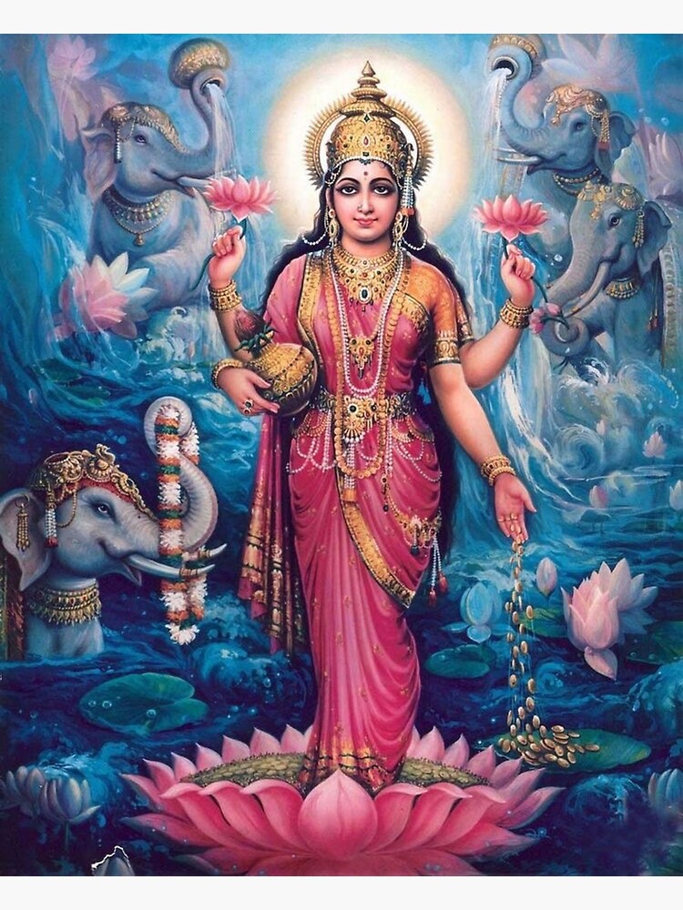 "Goddess Lakshmi " Sticker by Onodera | Redbubble