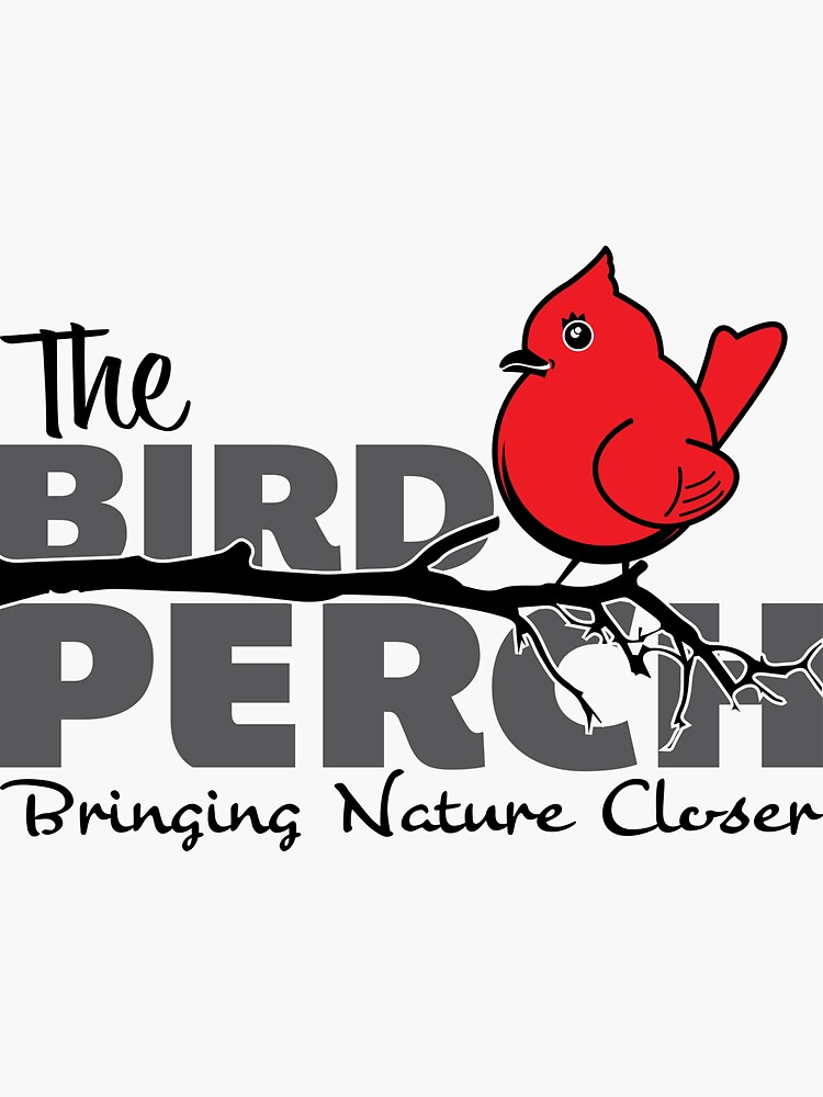 "The Bird Perch logo" Sticker for Sale by TheBirdPerch | Redbubble