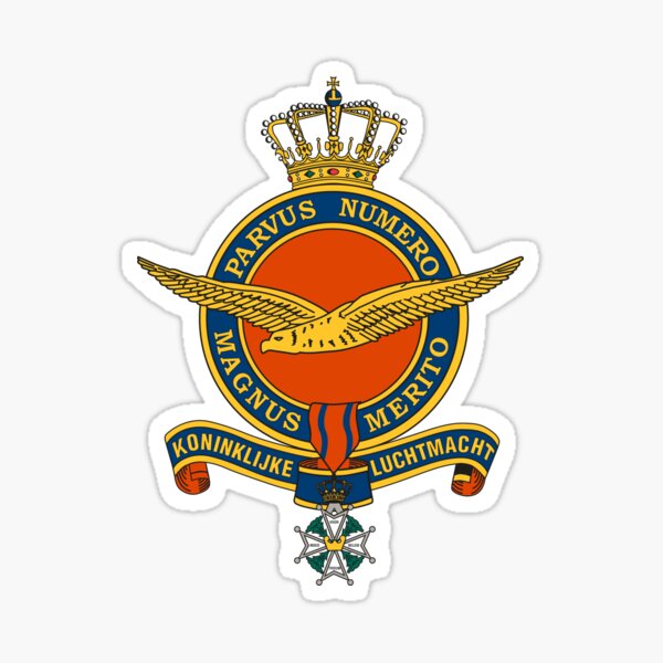 "Emblem of the Royal Netherlands Air Force" Sticker for Sale by ...