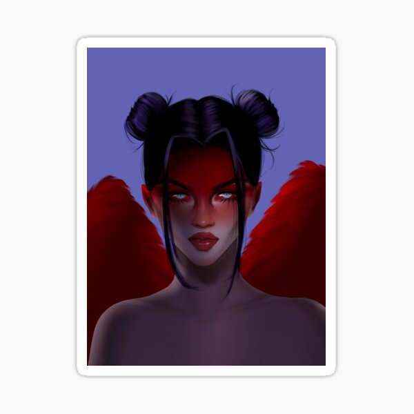 "Fallen Angel" Sticker for Sale by MayaGorinov | Redbubble