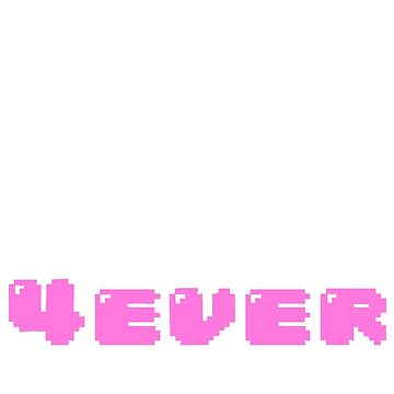 "4ever" Sticker for Sale by sarahkatelyn | Redbubble