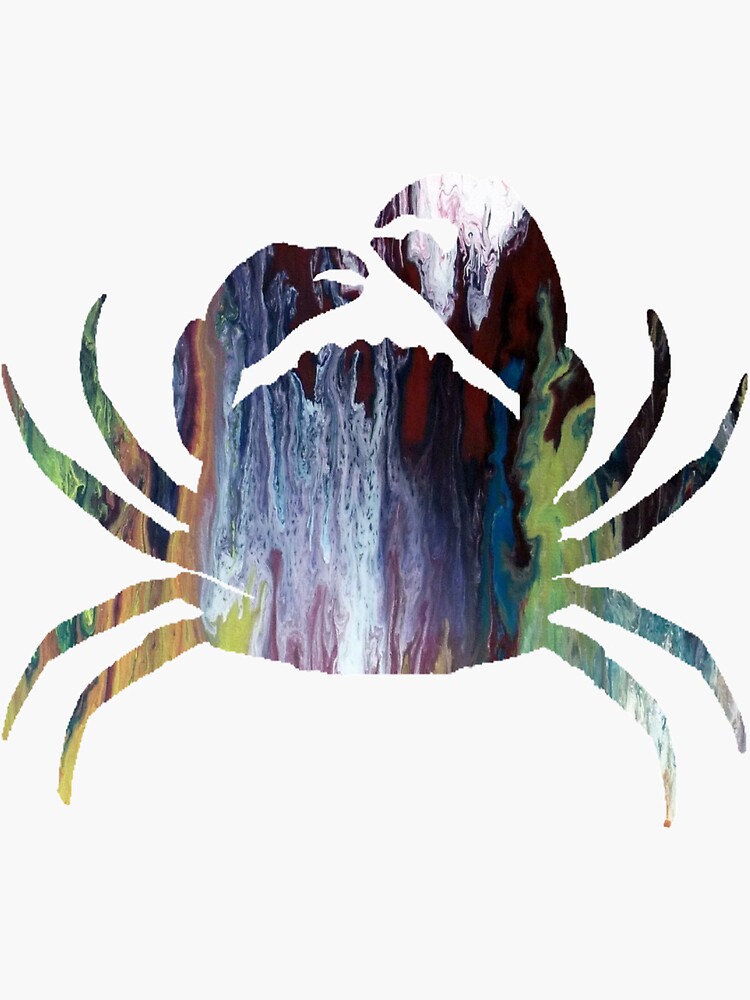 "Crab" Sticker for Sale by MordaxFurritus | Redbubble