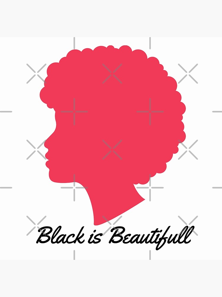 "Black is beautiful" Poster by AndreasBlaz | Redbubble