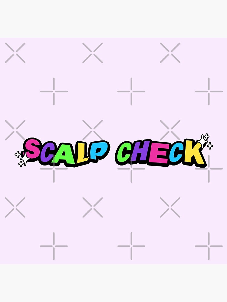 "scalp check (freakshow pack)" Poster for Sale by jennagardnerr | Redbubble
