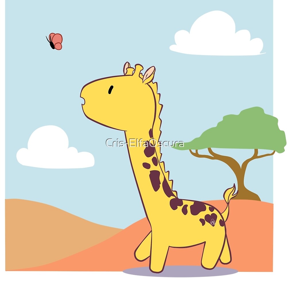 "Jirafa Chibi" by Cris-ElfaOscura | Redbubble