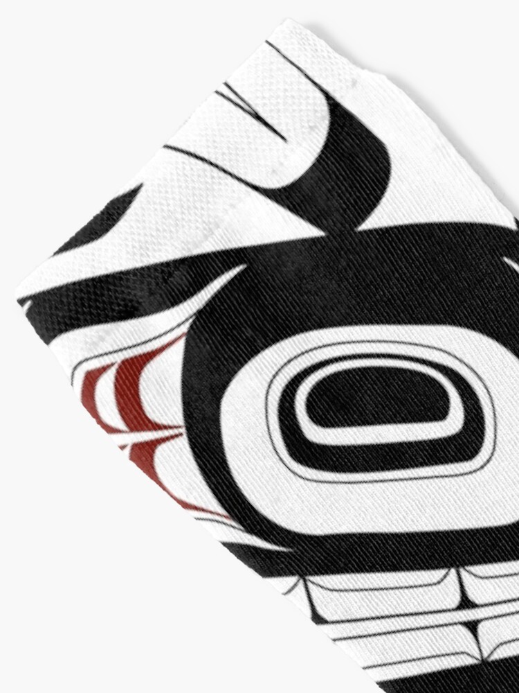 "Pacific Northwest Orca Raven Bear totem Formline Hiada Salish style ...