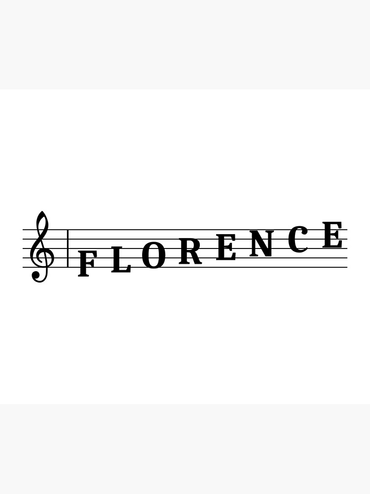 "Name Florence" Poster by gulden | Redbubble