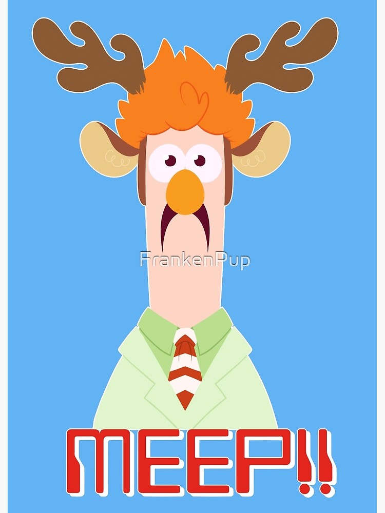 "Meep Meep!" Poster by FrankenPup | Redbubble