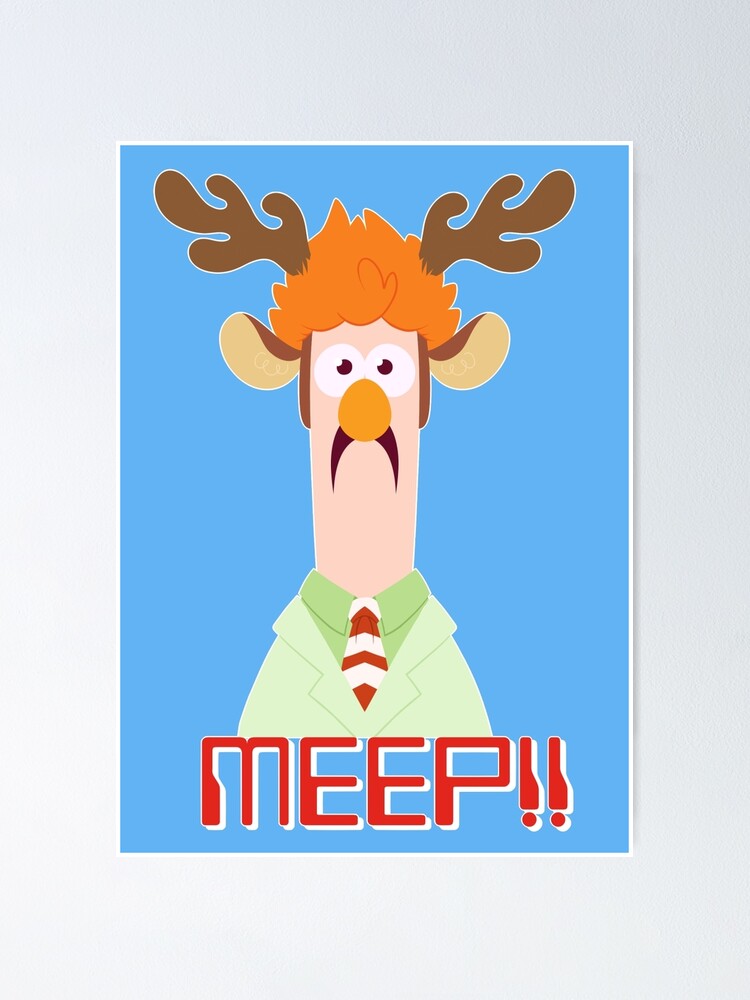 "Meep Meep!" Poster by FrankenPup | Redbubble