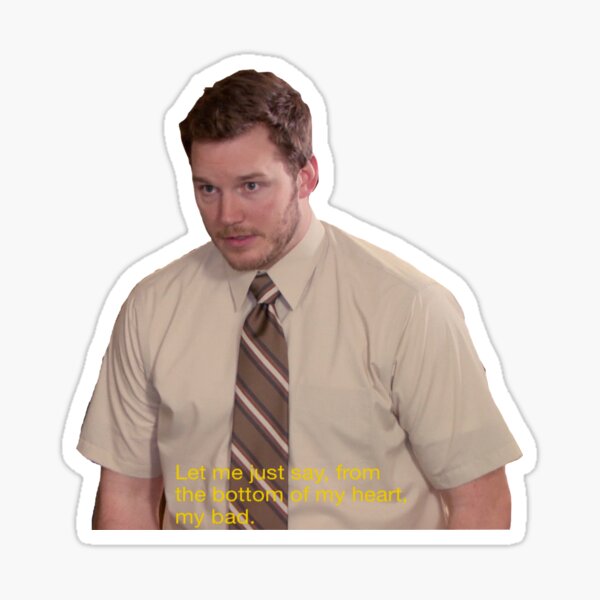 "my bad " Sticker for Sale by richterr | Redbubble