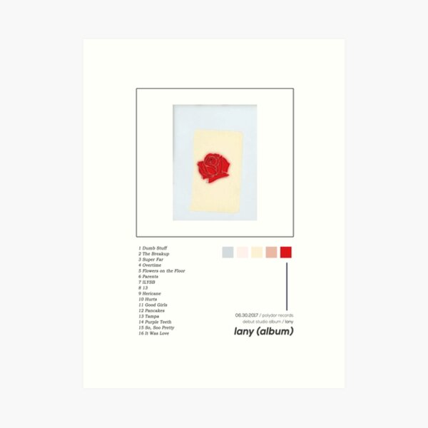 "LANY Lany Album Cover Poster" Art Print for Sale by mchda | Redbubble