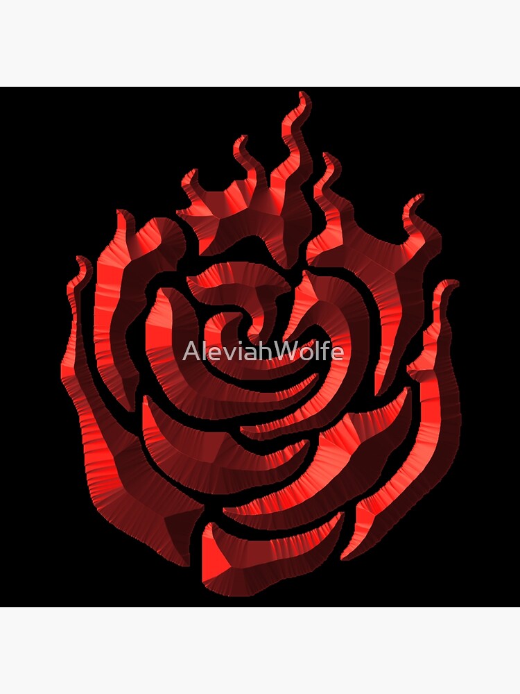 "Ruby Rose Symbol (RWBY)" Photographic Print by AleviahWolfe | Redbubble