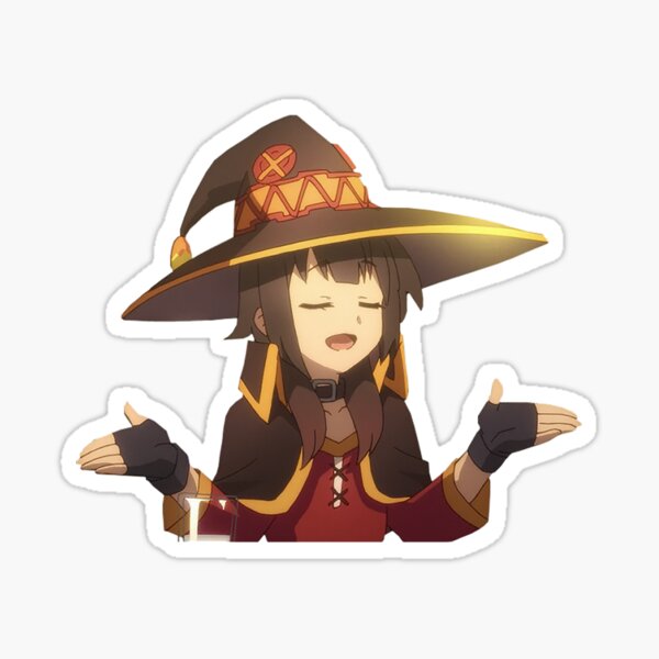"KonoSuba - Megumin" Sticker by JawsDesignscom | Redbubble