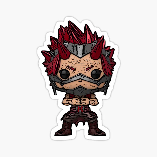 "BNHA Kirishima Eijirou Red Riot Anime " Sticker for Sale by liamaris ...
