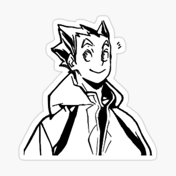 "haikyu - bokuto" Sticker for Sale by honeyinthesun | Redbubble