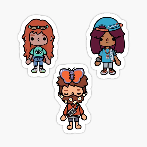 Toca Boca Stickers | Redbubble