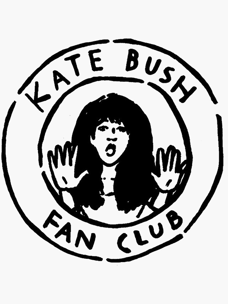 "kate bush" Sticker by Nacakum | Redbubble