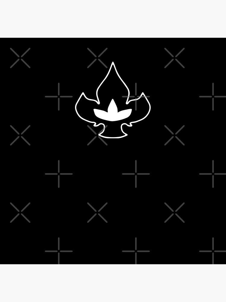 Bloque acrílico «Sello del árbol Aogiri, Logotipo del árbol Aogiri ...