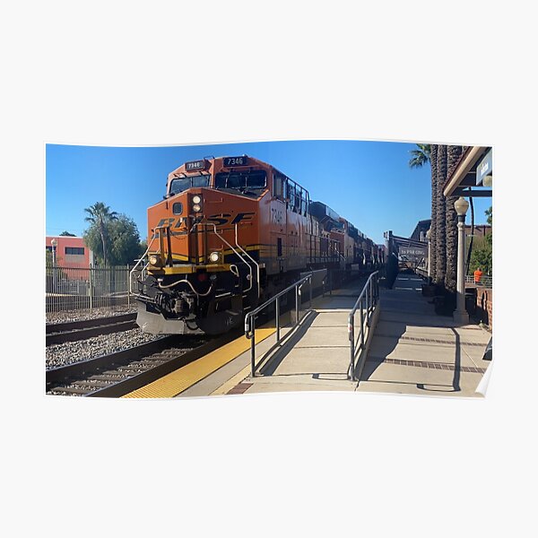 "BNSF 7346" Poster for Sale by RailfanParadise | Redbubble