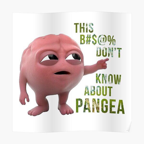 "Lil Dicky Brain This B#$@% Don't Know About Pangea" Poster by ...