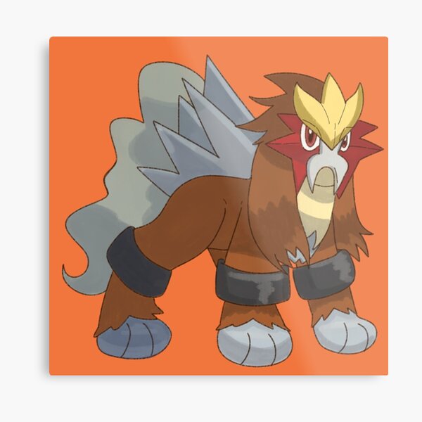 Entei Metal Prints | Redbubble