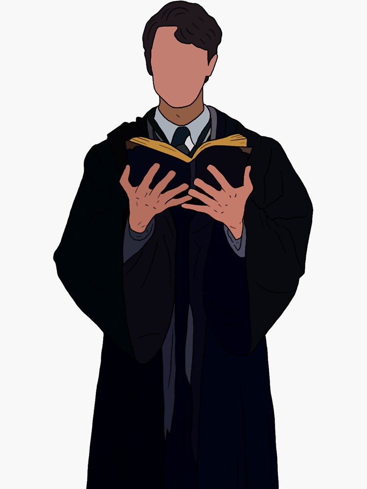 "Tom Riddle Outline Design Version 2" Sticker for Sale by ashlyn-meyer ...