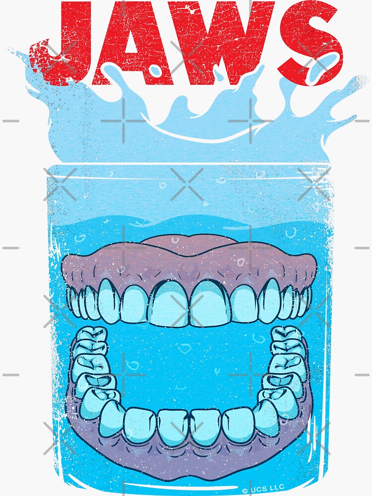 "Jaws" Sticker for Sale by soondoock | Redbubble