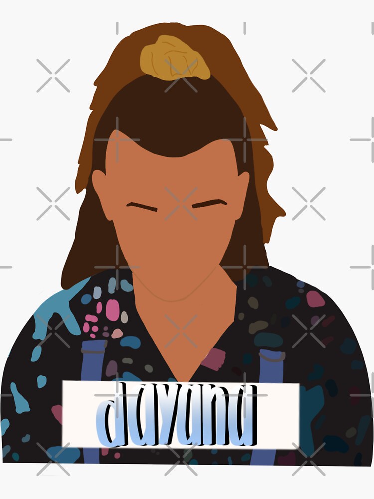 "Dayana" Sticker for Sale by ArtbyAnkitha | Redbubble