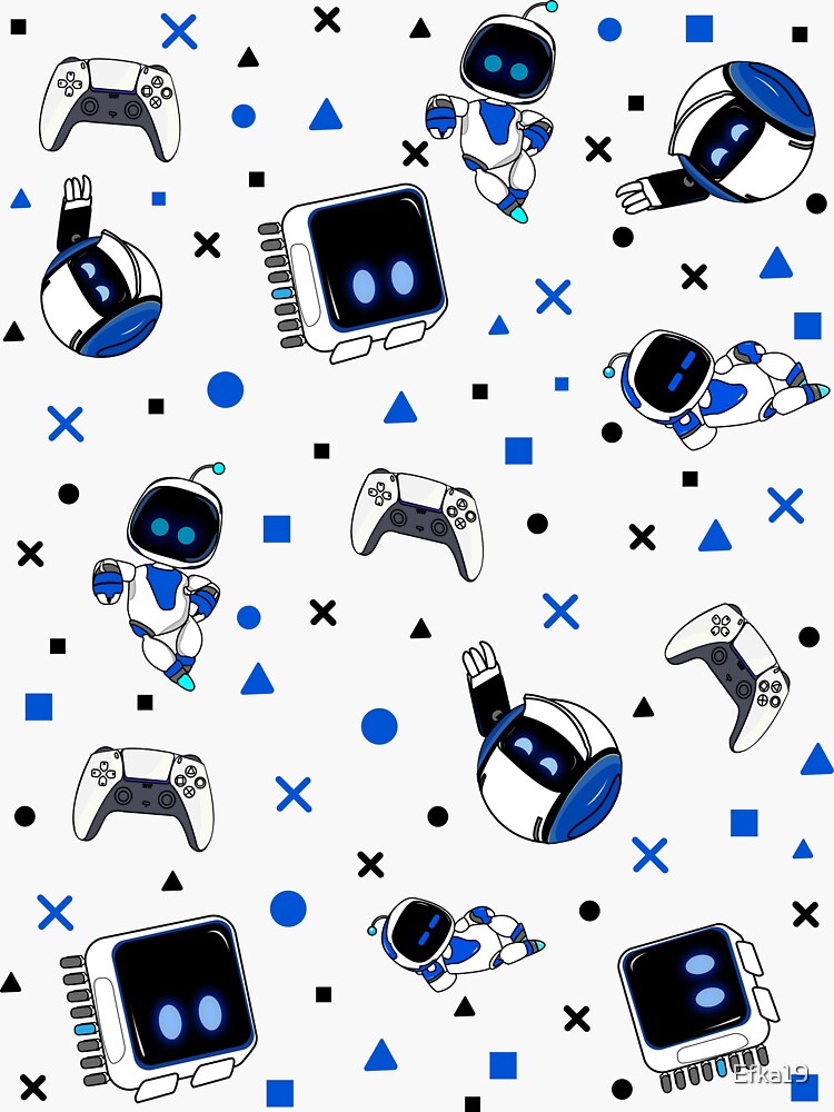 "Astrobot and Friends" Sticker by Efka19 | Redbubble