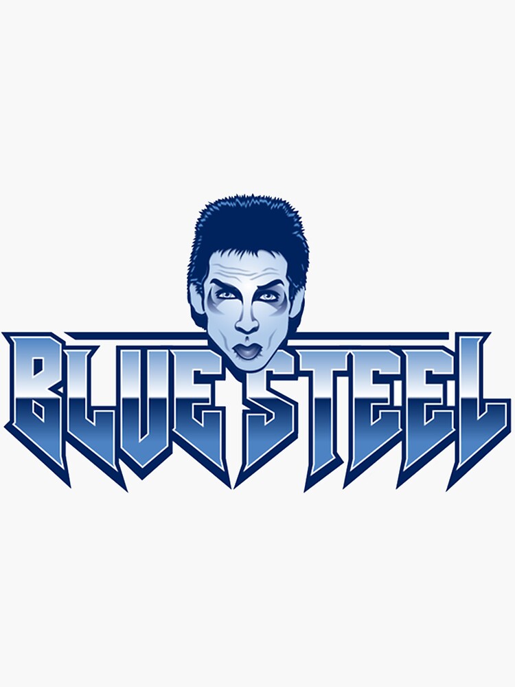 "Zoolander Blue Steel" Sticker for Sale by jacobzking | Redbubble