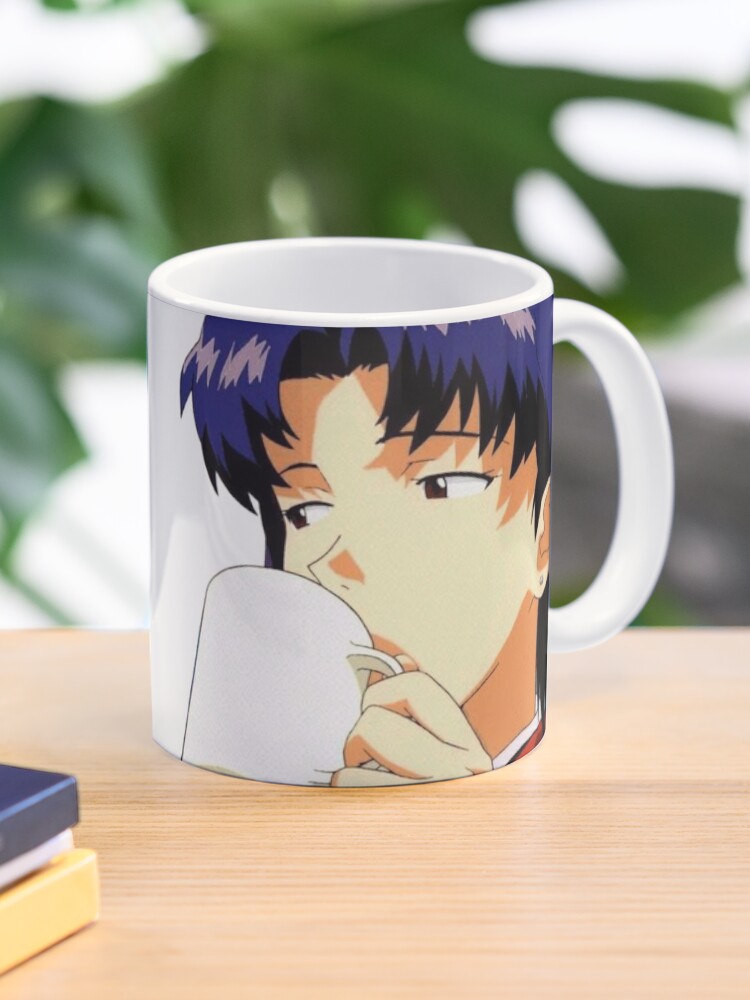 "Smug Misato Mug" Coffee Mug for Sale by buttsintrousers | Redbubble