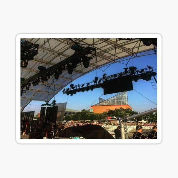 "On Stage Concert" Sticker by Hjkdillon | Redbubble