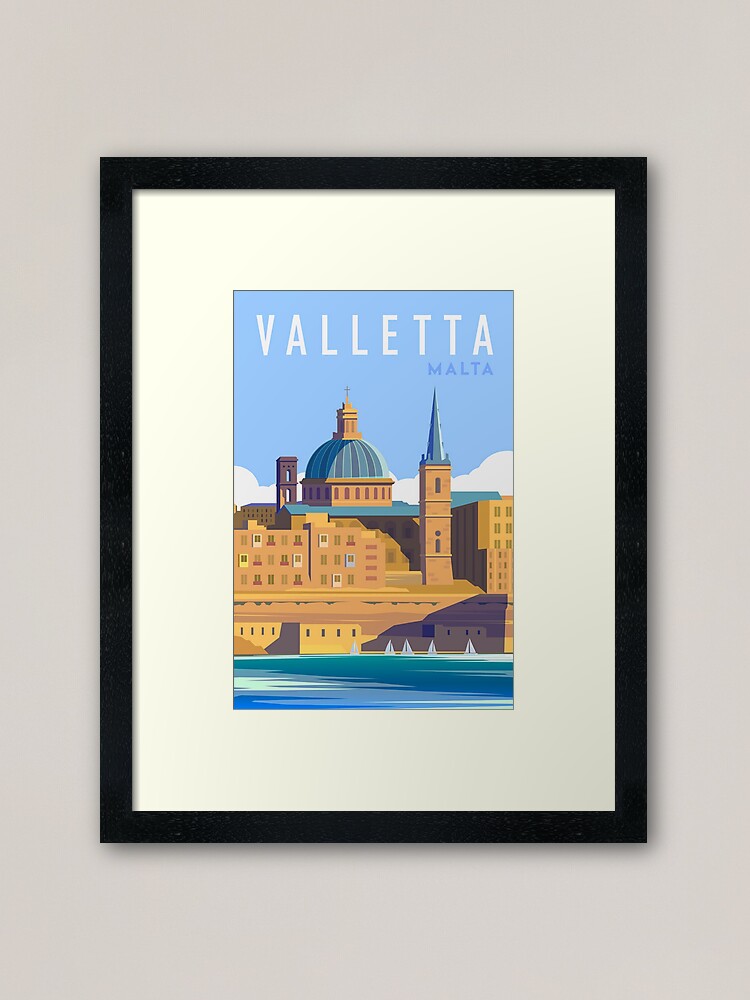Art & Collectibles Malta Valletta Print Prints etna.com.pe