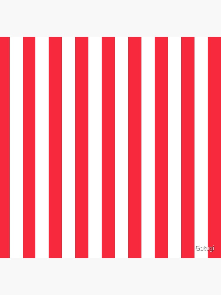 "red and white vertical stripes" Poster for Sale by Gatugi | Redbubble