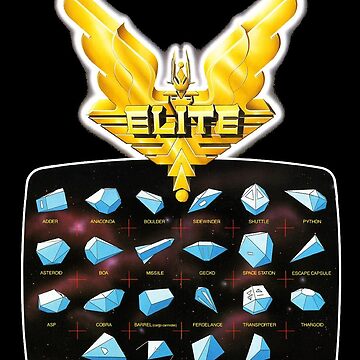 "Elite Ship ID Chart" Sticker for Sale by RetroGoodies | Redbubble