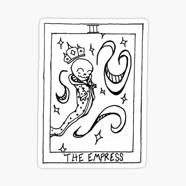 "The Empress" Sticker for Sale by StudioKen | Redbubble