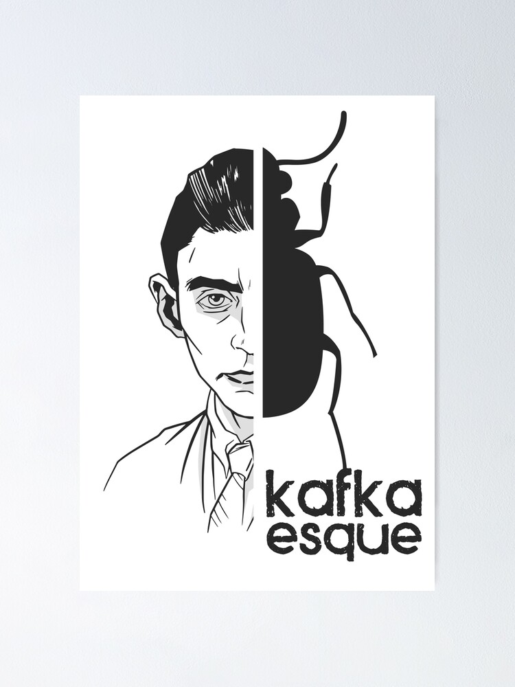 "Kafkaesque - Franz Kafka Drawing" Poster for Sale by ArticaDesign ...