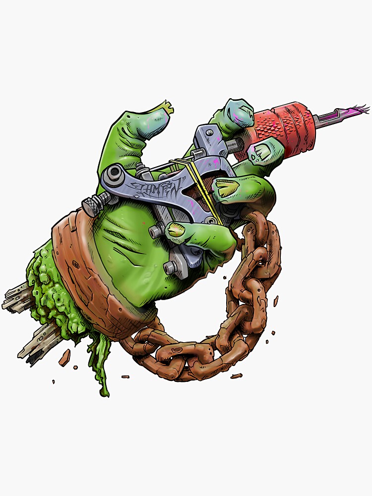 "Chained to the pain" Sticker for Sale by Lampin | Redbubble