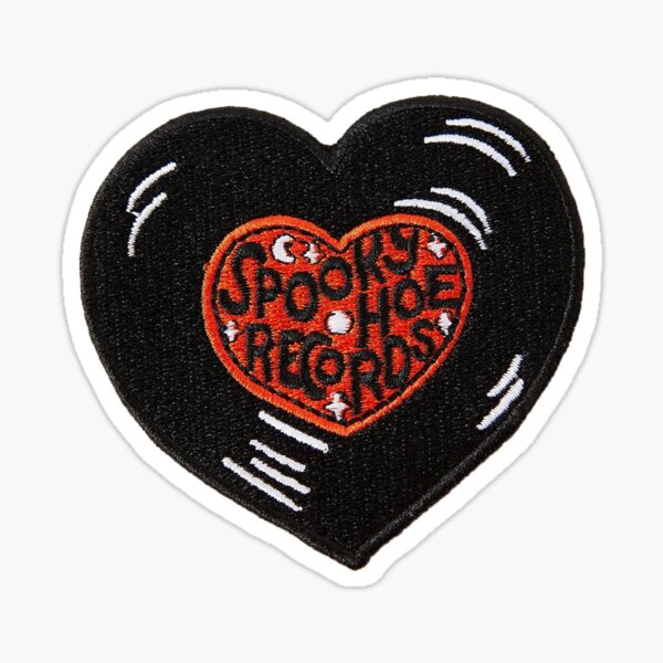 "Heart Record Retro Vinyl Sticker" Sticker by designolo | Redbubble