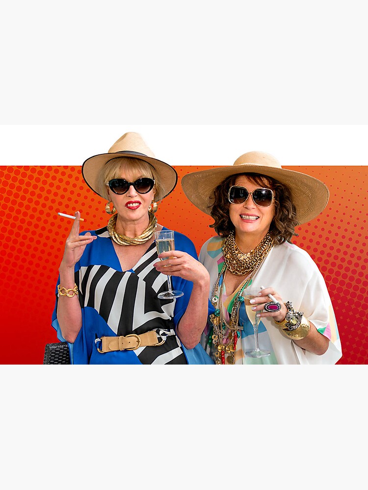 "Patsy and Eddie!" Sticker for Sale by melaniec79 | Redbubble