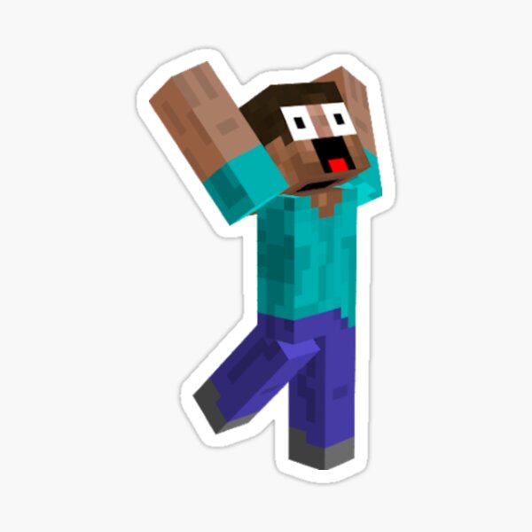 Minecraft Steve Stickers | Redbubble