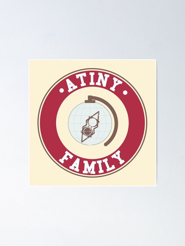 Poster « Emblème logo ATEEZ ATINY lightiny », par Morcawork | Redbubble