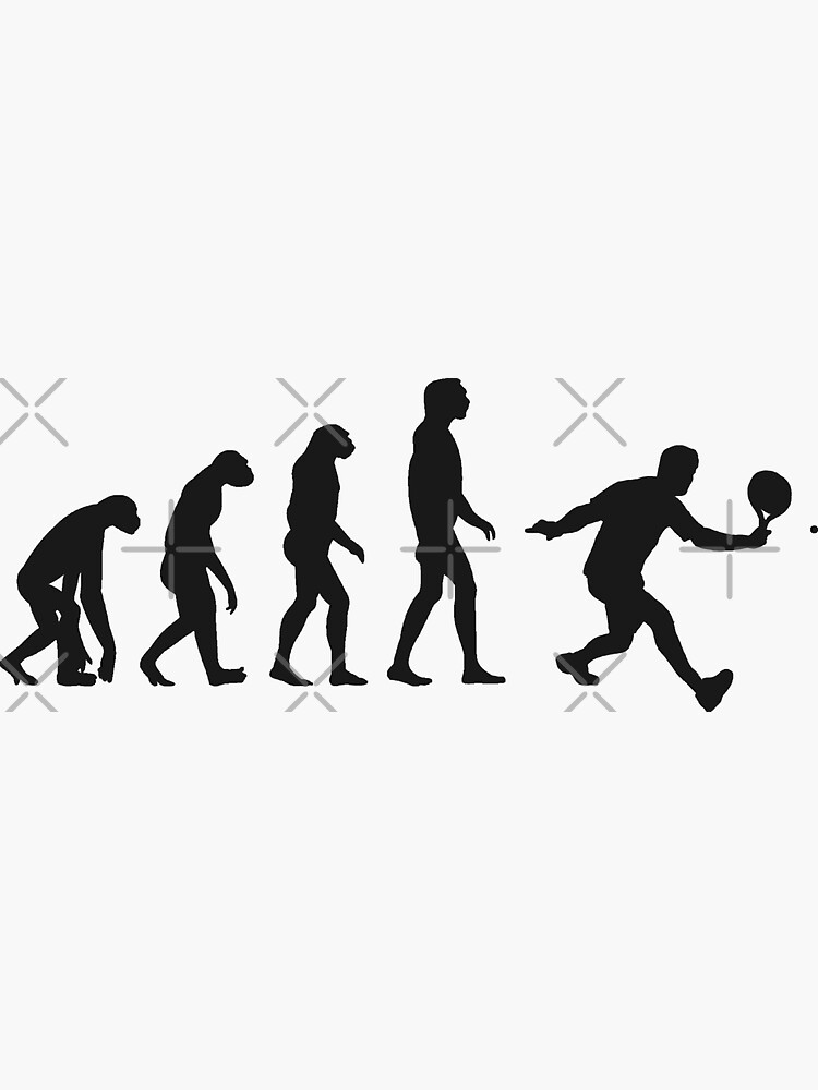 "Padel Evolution Funny Padel Design Gift Idea Tenis Pádel Tennis negro ...