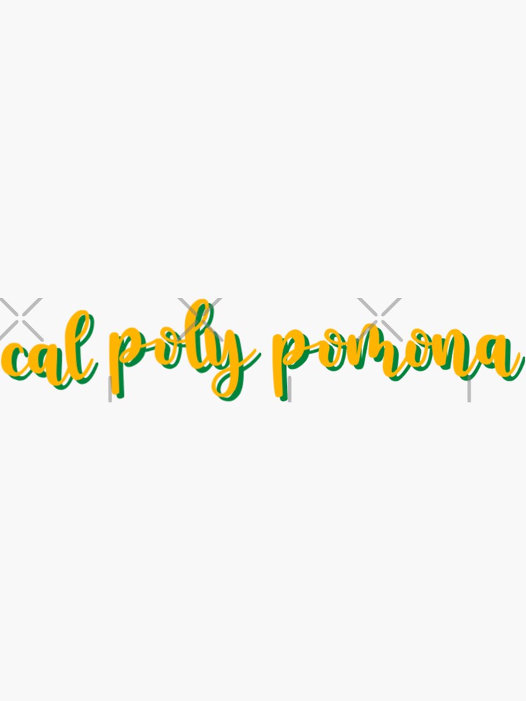 "cal poly pomona" Sticker for Sale by shylxhhh | Redbubble