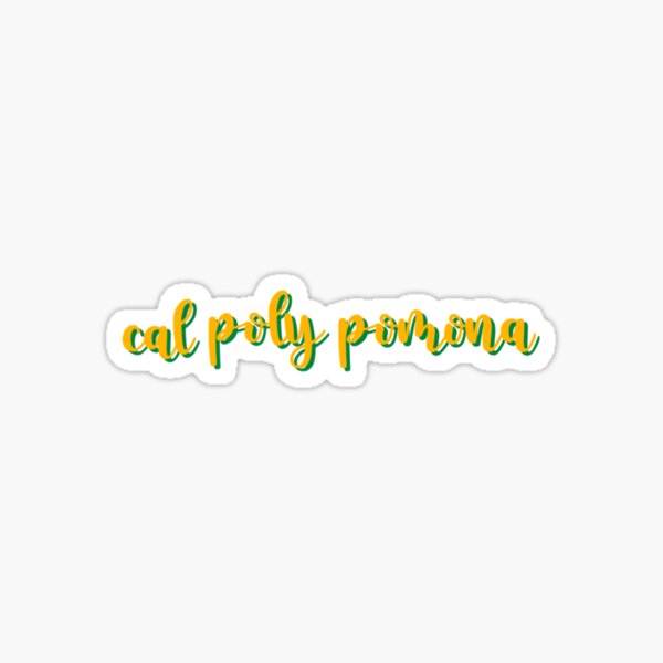"cal poly pomona" Sticker for Sale by shylxhhh | Redbubble