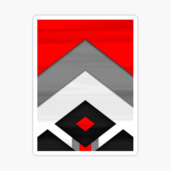 "Red" Sticker for Sale by nwok | Redbubble